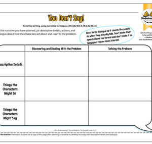 Free Lesson Plans | Creative Writing Worksheets for Students