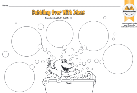 3 Helpful Brainstorming Worksheets - Studentreasures Blog