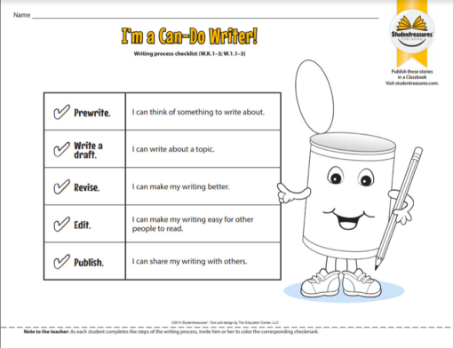 3 Helpful 1st Grade Writing Worksheets - Studentreasures Blog