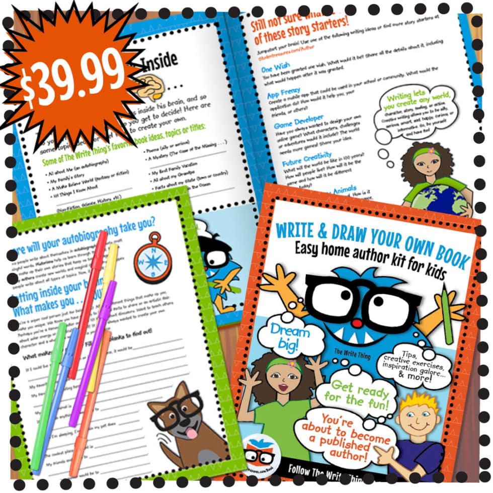 Best Home Children's Publishing Kit | Write & Illustrate Your Own Book