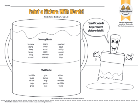 Free Printable Vocabulary Graphic Organizers for Kids - Studentreasures ...